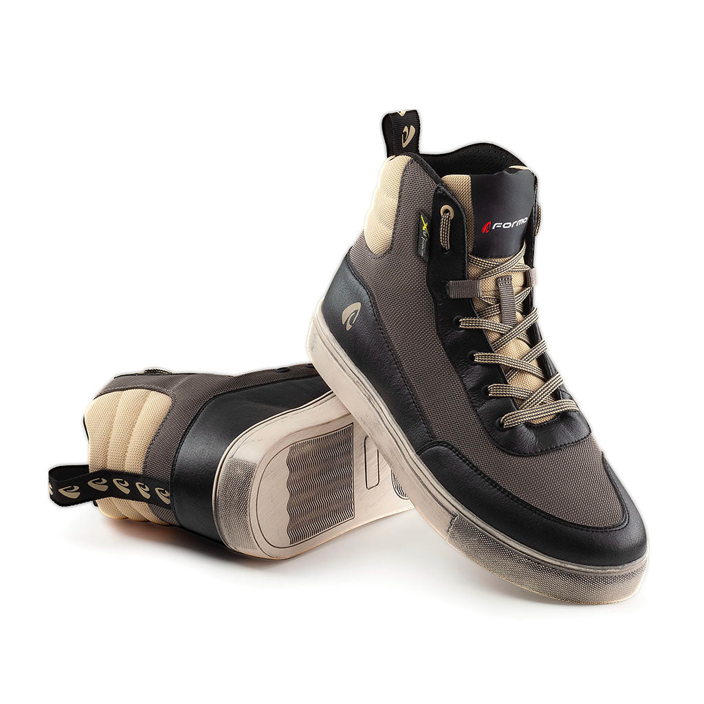 motorcycle boots | Forma Milano Flow ride shoe moto clearnace beige ...