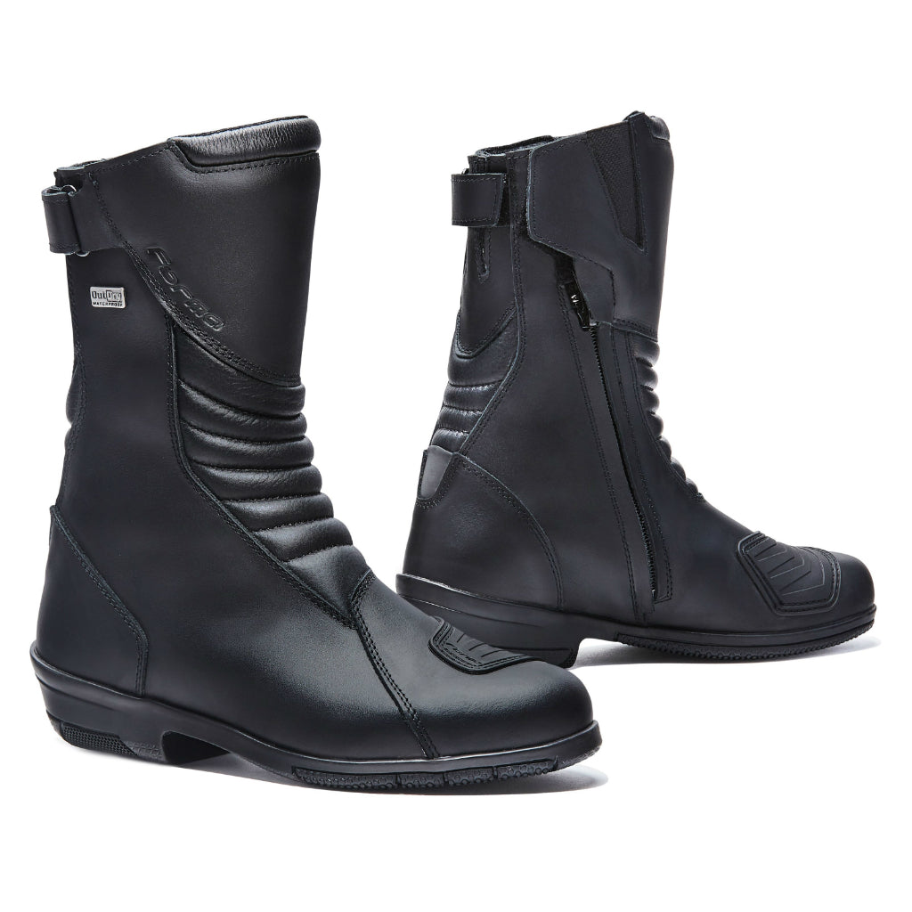 motorcycle boots | Forma Rose HDry womens black touring street riding ...